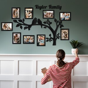 Family Tree Wall Art Photo Collage, Family Tree Charts, Family Photos ...
