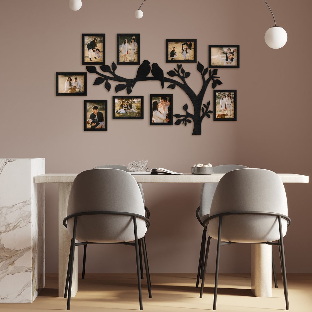 Family Tree Wall Art Photo Collage, Family Tree Charts, Family Photos ...