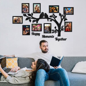 Family Tree Wall Art Photo Collage, Family Tree Charts, Family Photos ...