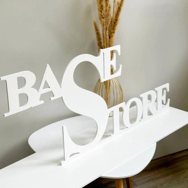 Personalized Wooden Store Logo Sign – Custom Business Name Plaque ...