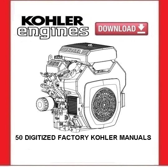 KOHLER ENGINE Factory Service and Repair Manuals Pdf Download - Etsy