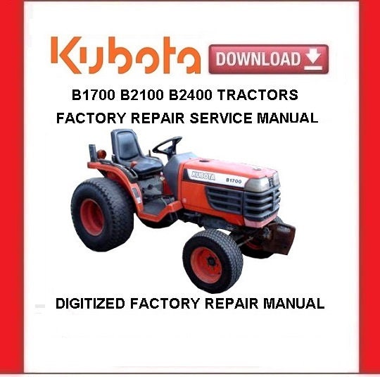 Kubota B2100 Manual | Kubota B2110 – AYJQE
