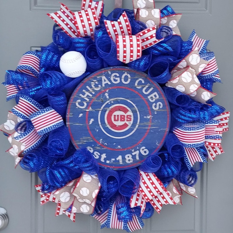 Cubs Door Hanger - Etsy
