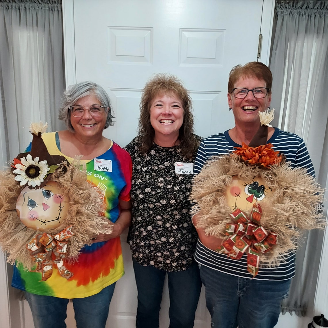 Tutorial Video PLUS Felt Scarecrow Hat, How to Make a Scarecrow Wreath ...