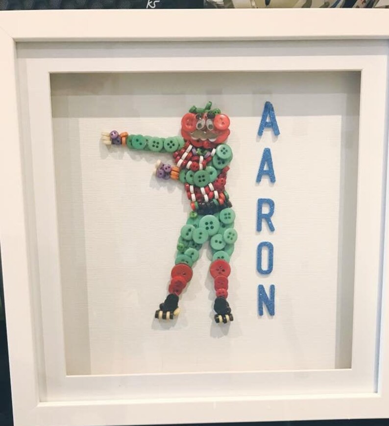 Characters Button Art - Etsy