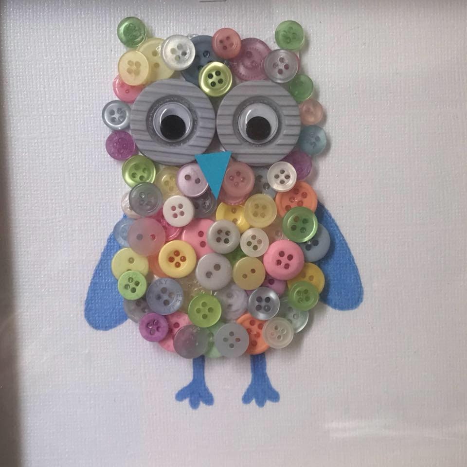 Animals Button Art - Etsy