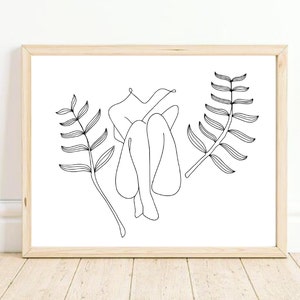 Self Love - Line Art Print - Etsy