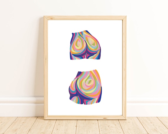 Seeing Double Pt.2 Abstract Art Print - Etsy