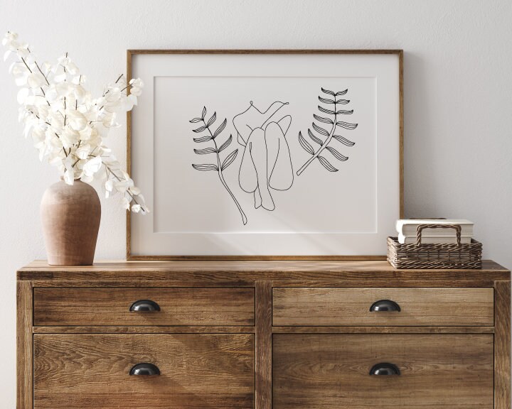 Self Love - Line Art Print - Etsy