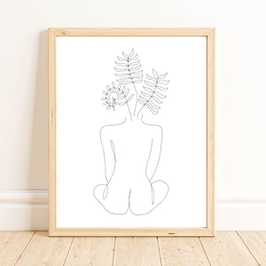 Reflect - Line Art Print - Etsy