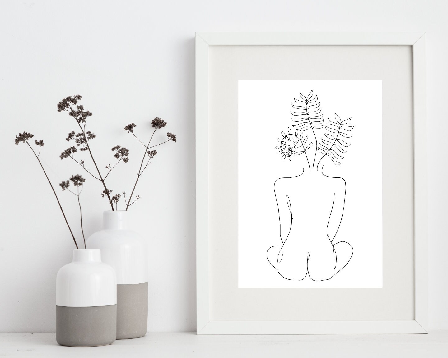 Reflect - Line Art Print - Etsy