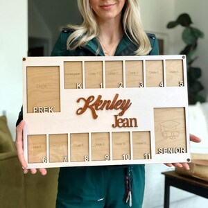 Personalized School Years Photo Frame, School Picture Frame K-12 ...
