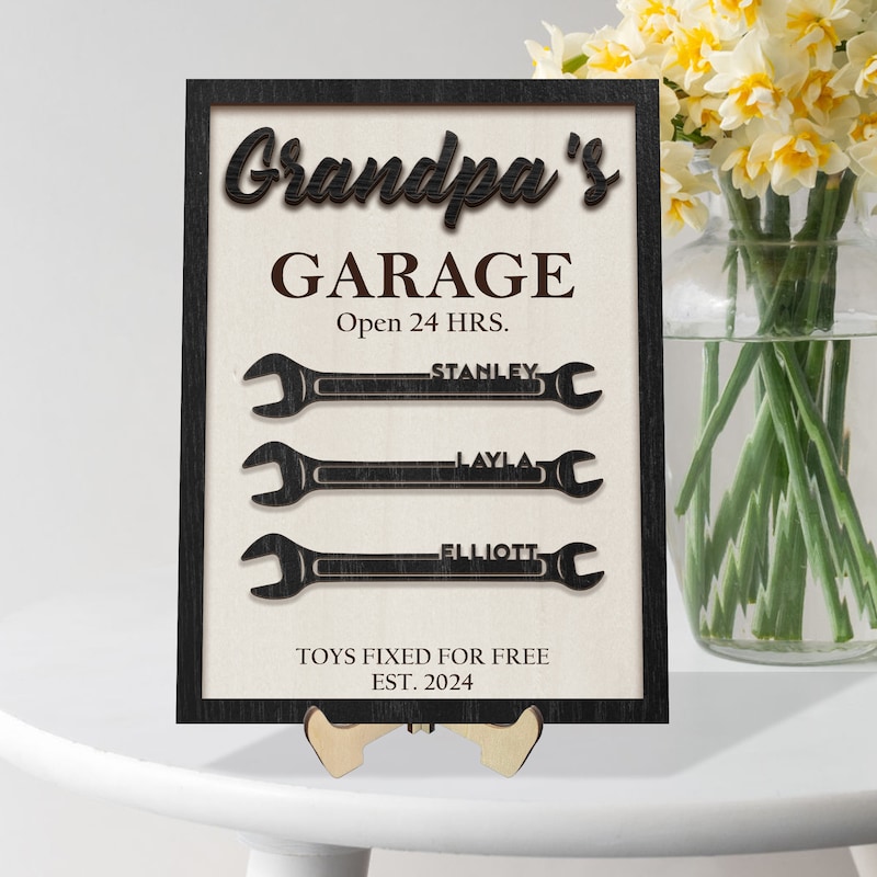 Girl Dad Garage Sign - Etsy