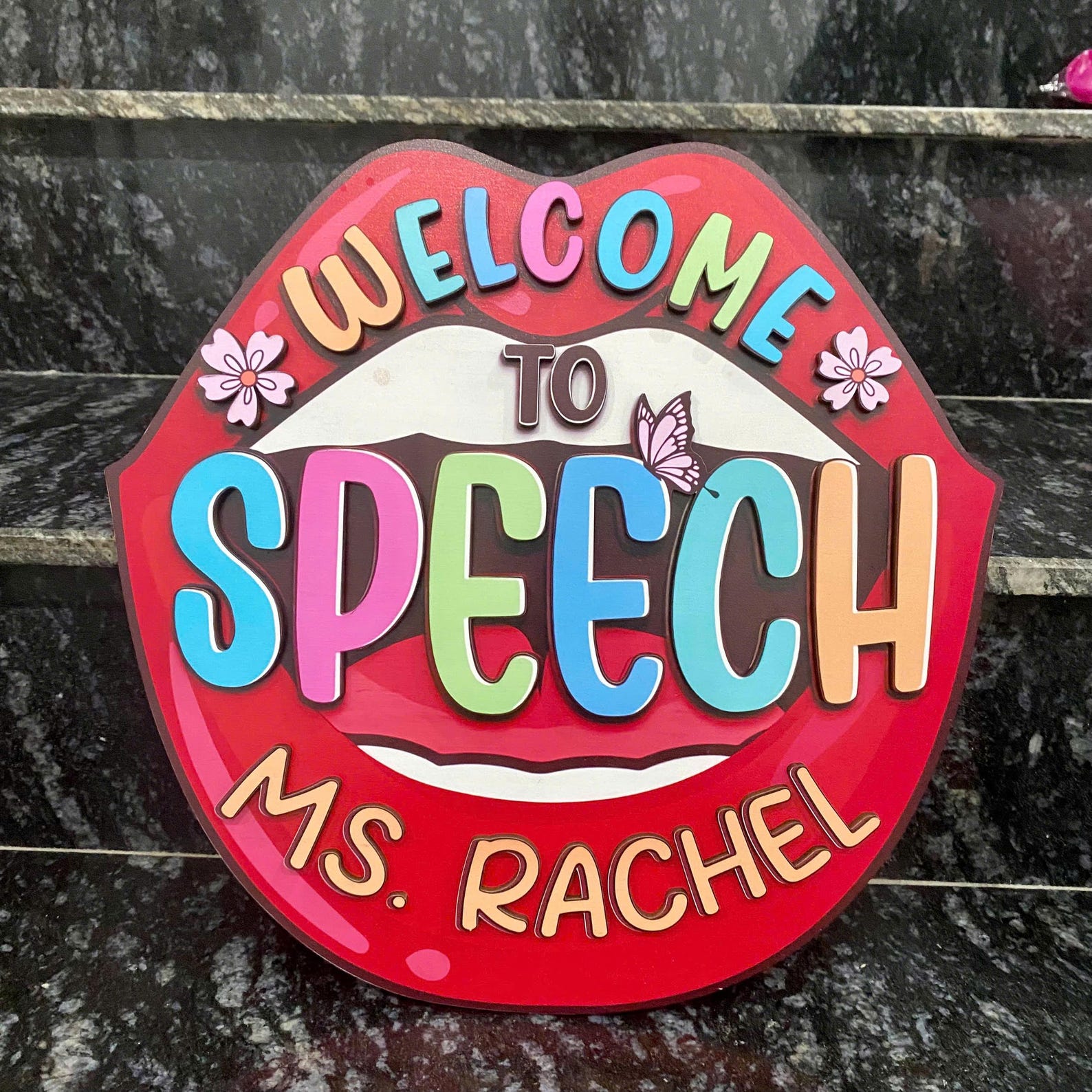 Custom Speech Therapy Sign, Welcome to Speech Sign, Custom SLP Welcome ...