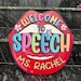 Custom Speech Therapy Sign, Welcome to Speech Sign, Custom SLP Welcome ...