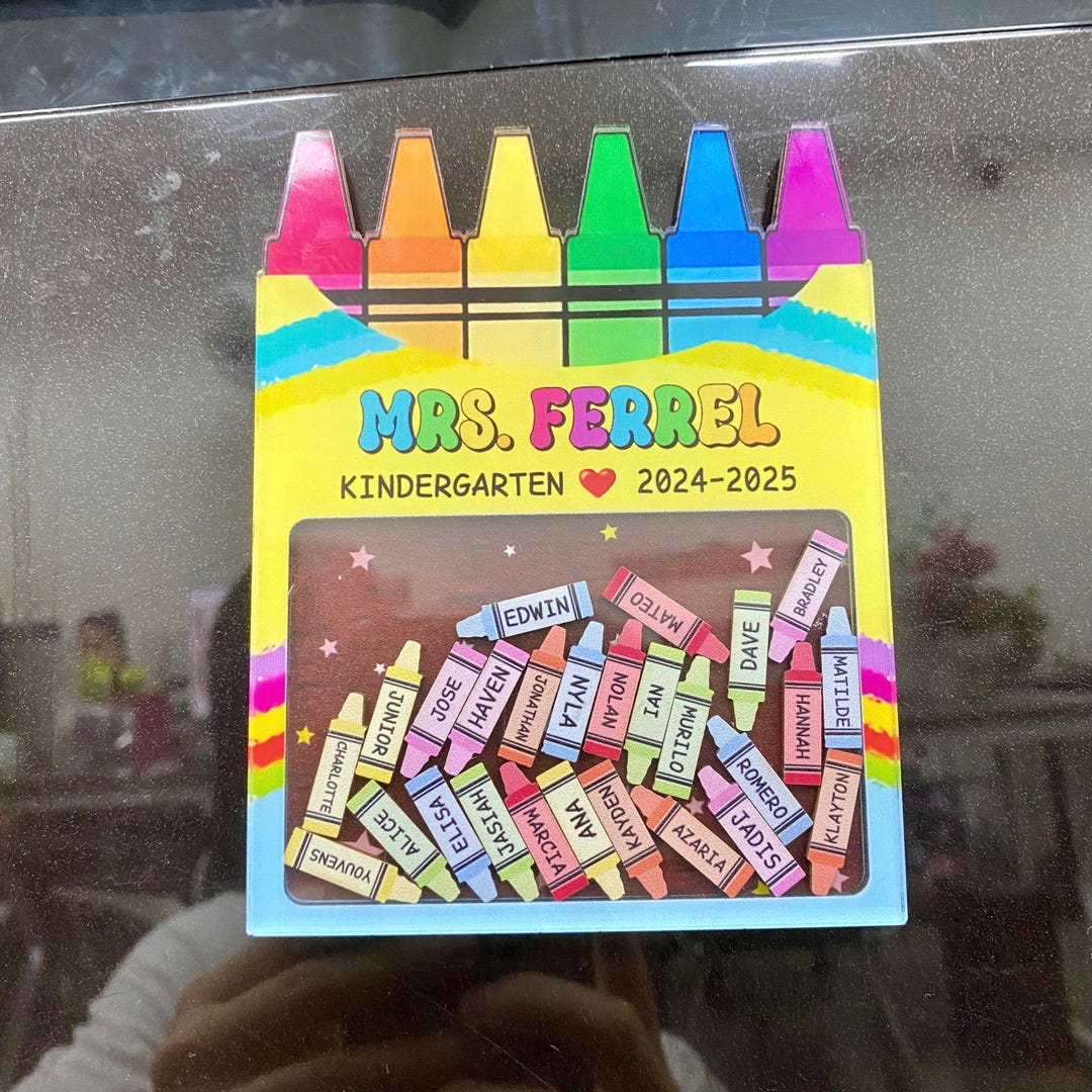 Personalized Teacher Magnet, Teacher Appreciation Gifts, Custom Teacher ...