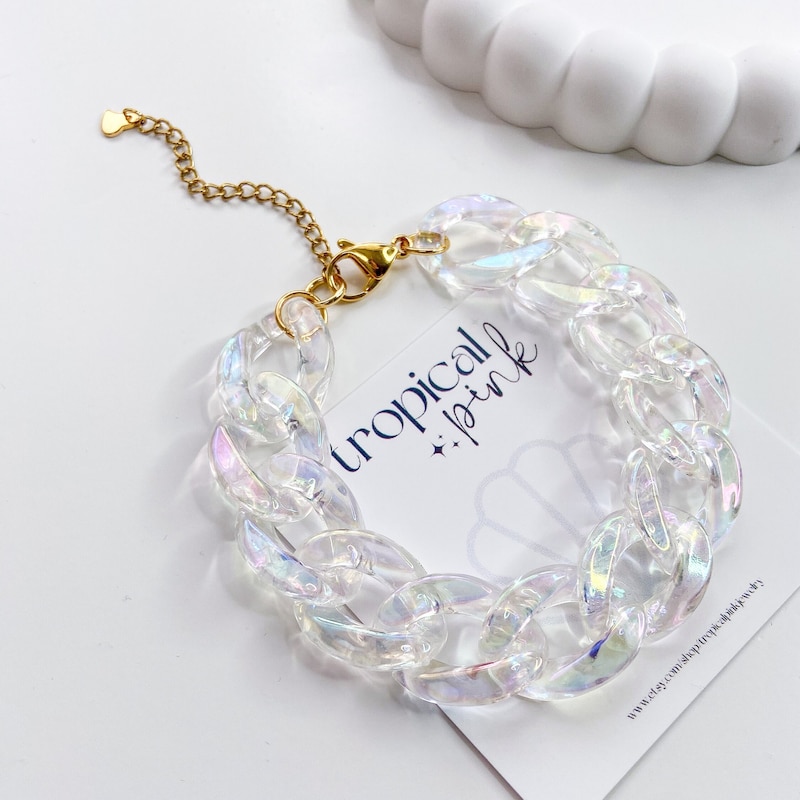 Acrylic Bracelet - Etsy