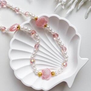 Mermaid Kisses Cell Phone Charm | Freshwater Pearls | Gold Seashell ...