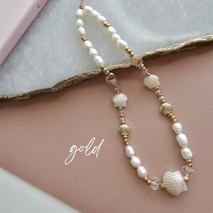 Glam Clam Golden Beach Themed Cell Phone Charm Freshwater - Etsy
