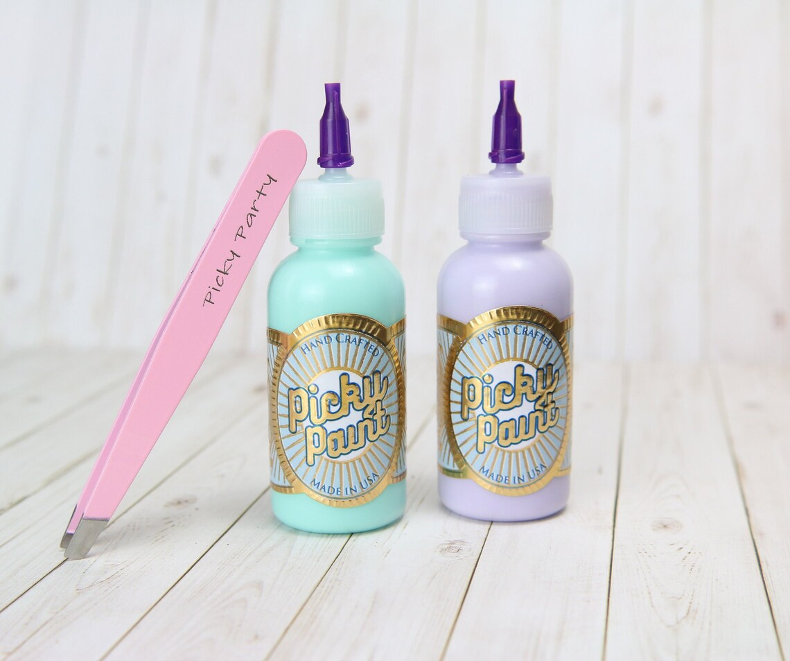 Picky Party Sensory Picking Stone Purple and Caribbean Blue - Etsy