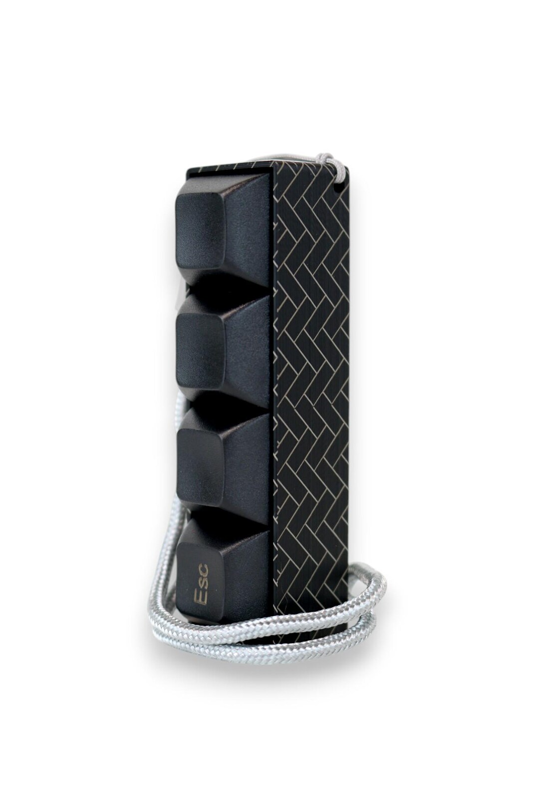 Black Brick Picky Clicky™ Clicking Fidget With Smooth Skull Sides. Easy ...