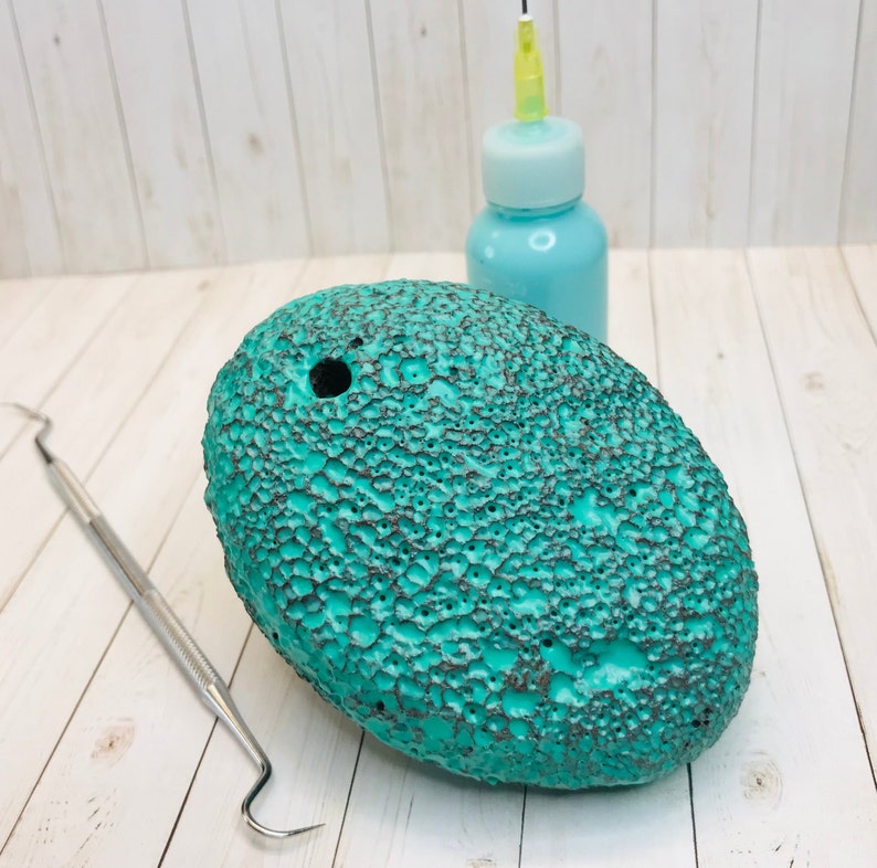 Picky Party Fully Covered Caribbean Blue Sensory Picking Stone - Etsy