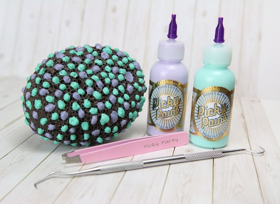 Picky Party Sensory Picking Stone Purple and Caribbean Blue - Etsy