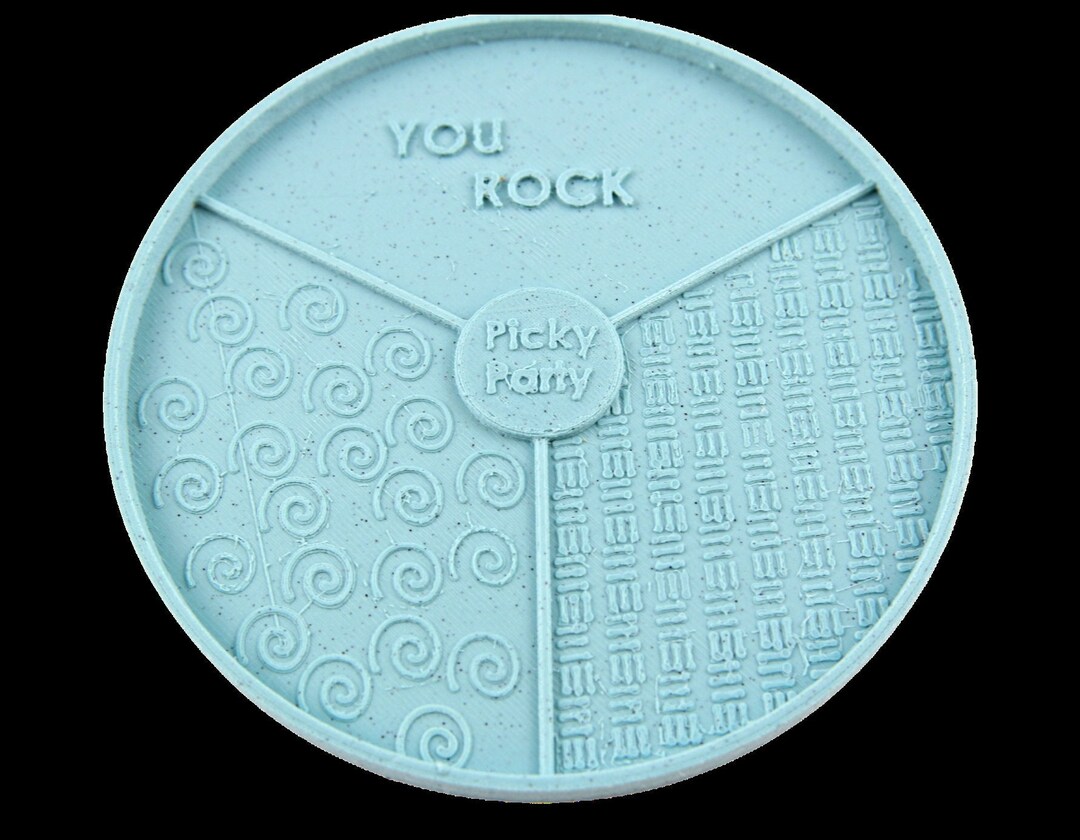 Picky Party Plate Only Unpainted - Etsy