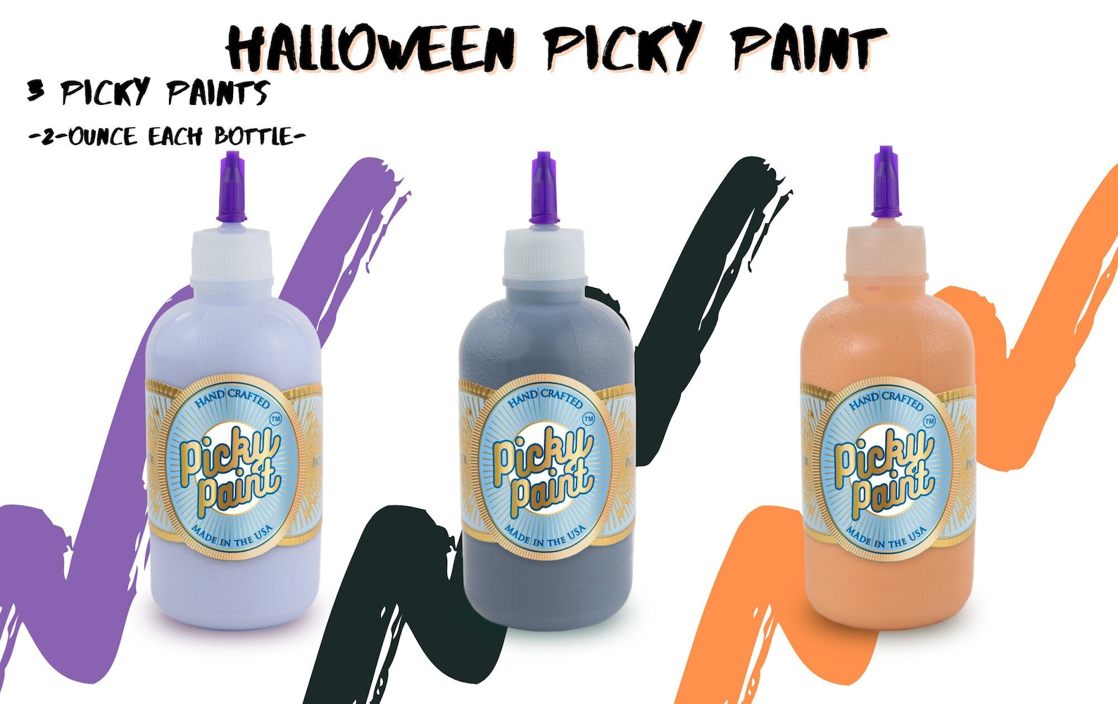 Halloween Picky Paint 3-pack 2oz Each - Etsy