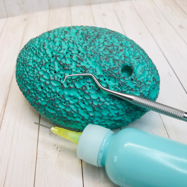 Picky Party Fully Covered Caribbean Blue Sensory Picking Stone - Etsy