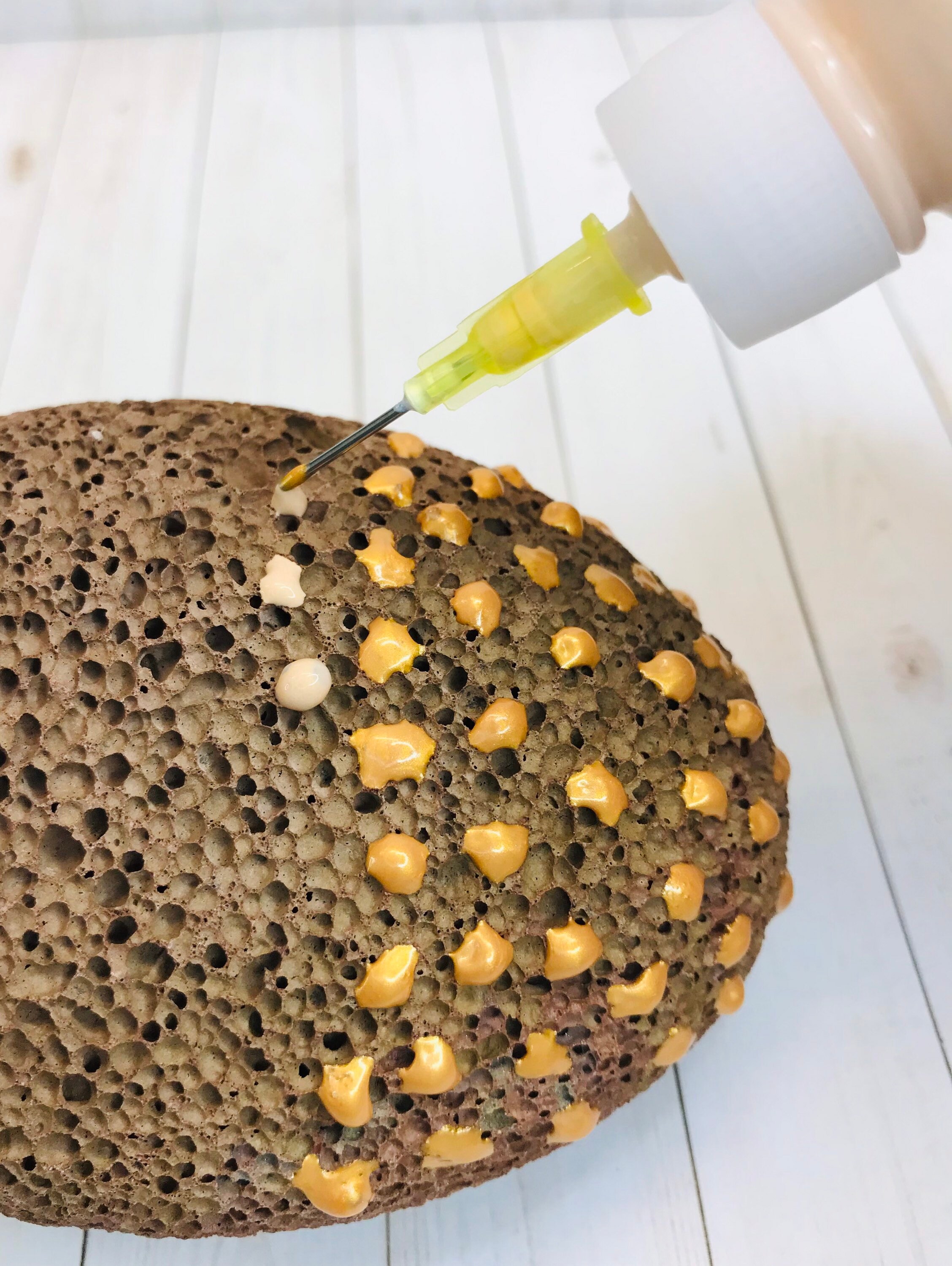 Gold Picky Party Paint for Refilling Picky Pumice Stones - Etsy