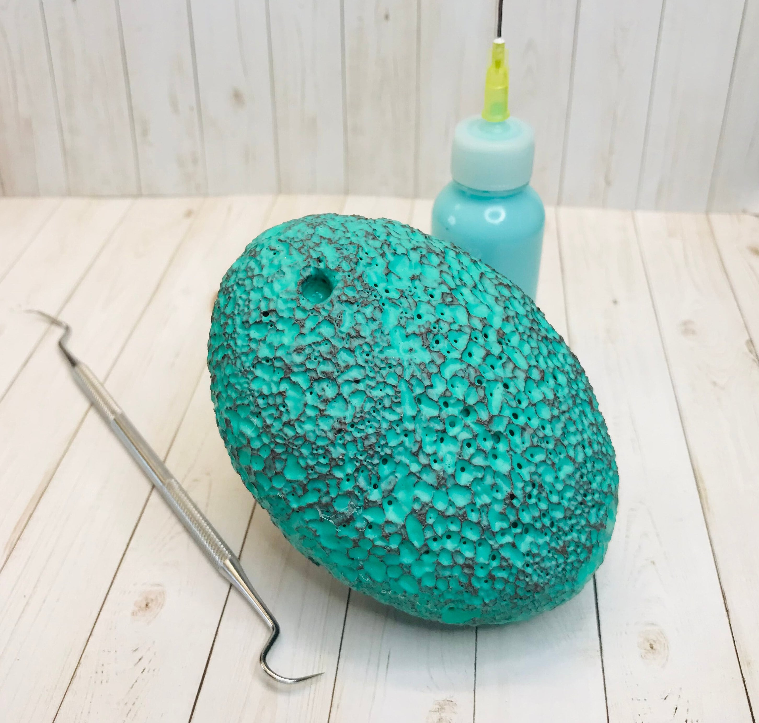 Picky Party Fully Covered Caribbean Blue Sensory Picking Stone - Etsy