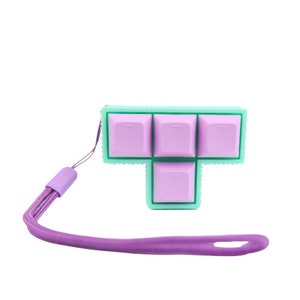 Picky Clicky™ Clicking T-shaped Fidget With Textured Sides Easy Travel ...