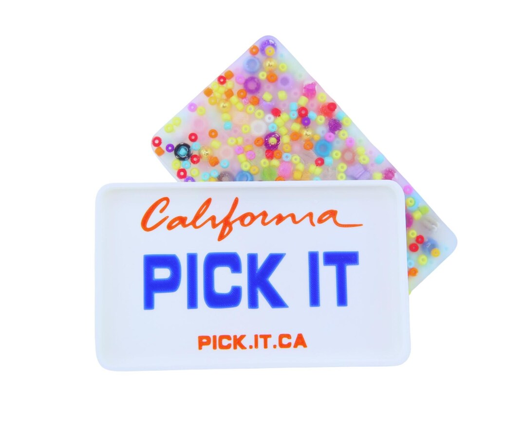 California License Plate Picky Party Pad™ and Tray - Satisfy Your Urge ...