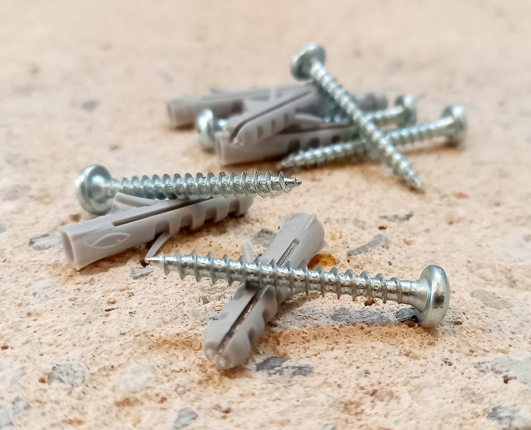 2/6/12/24 DIY Dowel Screws for Wall Installation, Home Picture Fixture ...