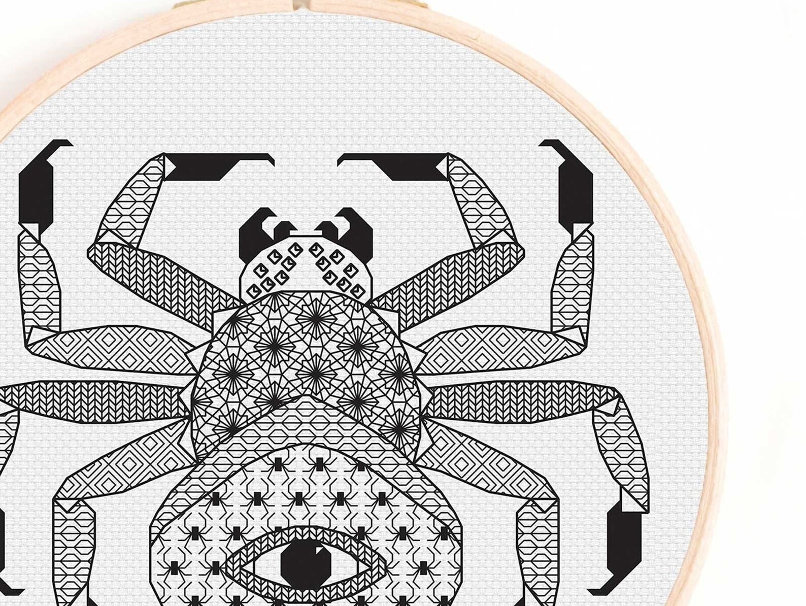 Blackwork Embroidery Pattern - Spider Embroidery Pattern - Unique ...