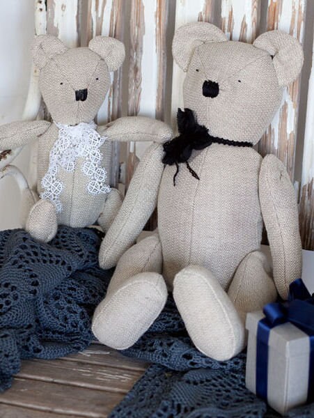 Pattern Toys Teddy Bear, Two Patterns, Small and Big Bears, Simple ...