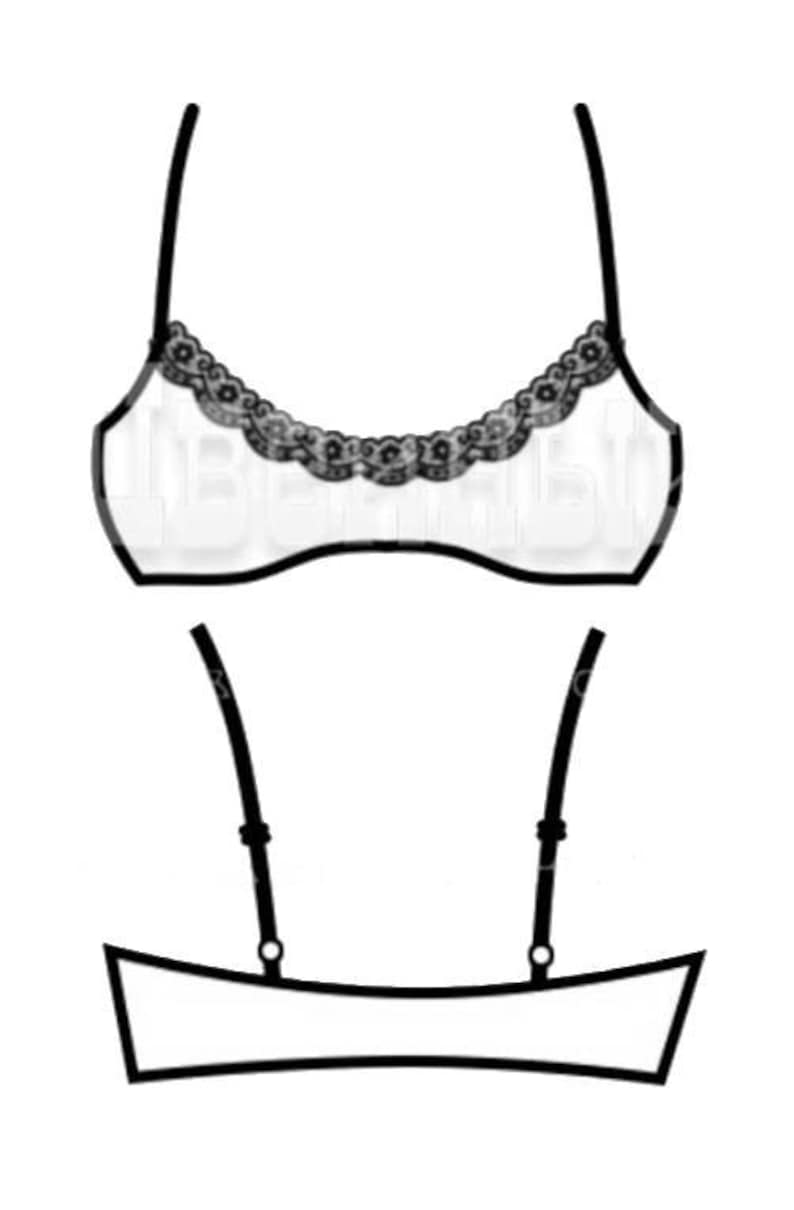 Bra Lingerie Sewing Pattern Bralette Sewing Pattern - Etsy