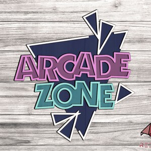 Arcade Zone laser cut files vector cutting plan multi-layer | Etsy