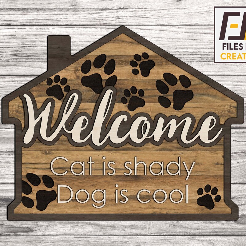 Dog Welcome Sign - Etsy