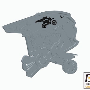 Motocross Racing Laser Cut SVG, DXF File - Instant Download for DIY ...