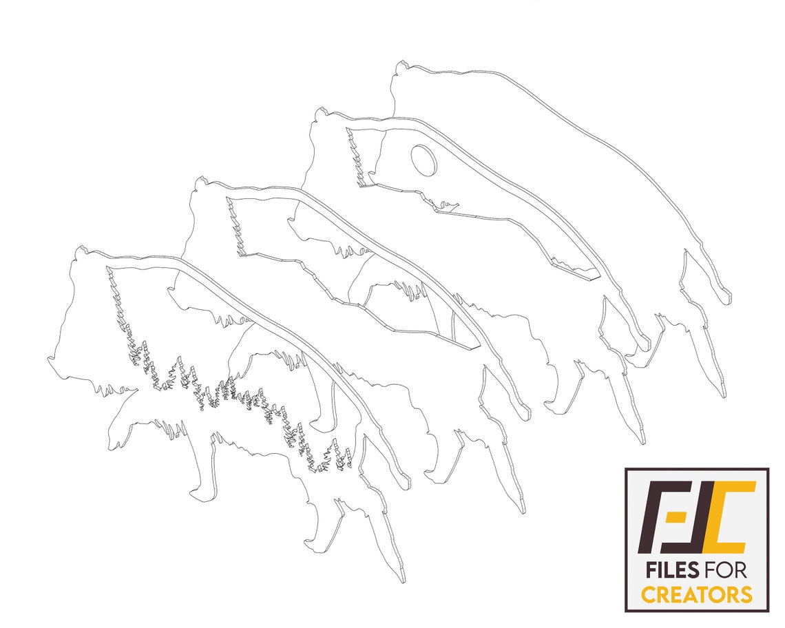 Boar Laser Cut Svg Dxf Files. Cnc Files for Wood. Wall Art - Etsy