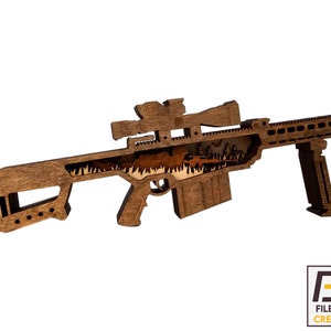 Sniper Rifle Laser Cut SVG, DXF File - Instant Download for DIY ...