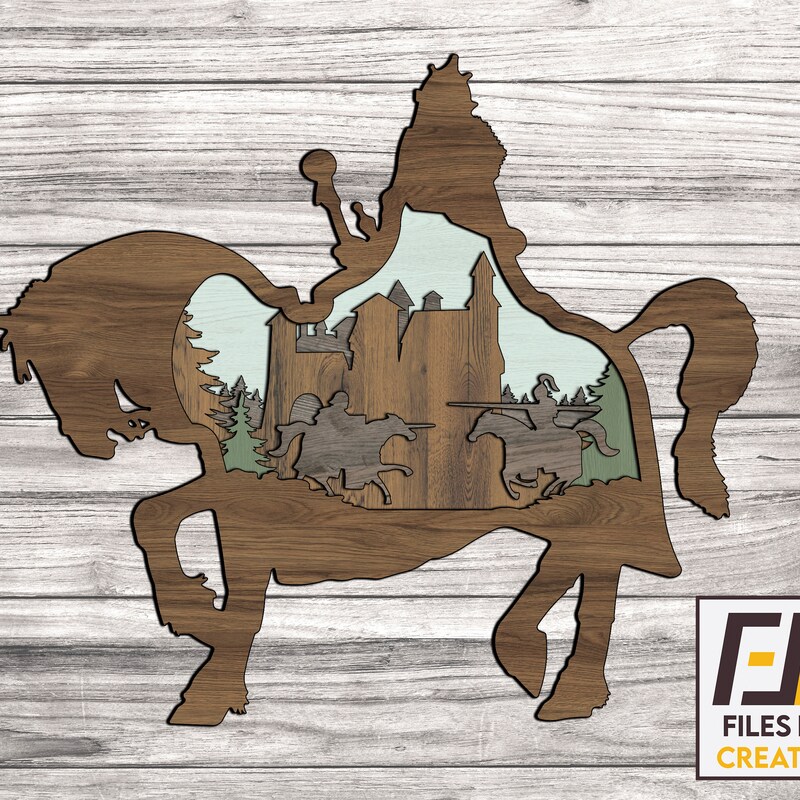 Knight Wall Decal - Etsy