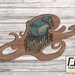 Octopus Laser Cut, Svg Dxf Files. Cnc Files for Wood. Glowforge Ready ...