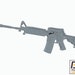 M16 M4 Rifle Laser Cut SVG, DXF File - Instant Download for DIY ...