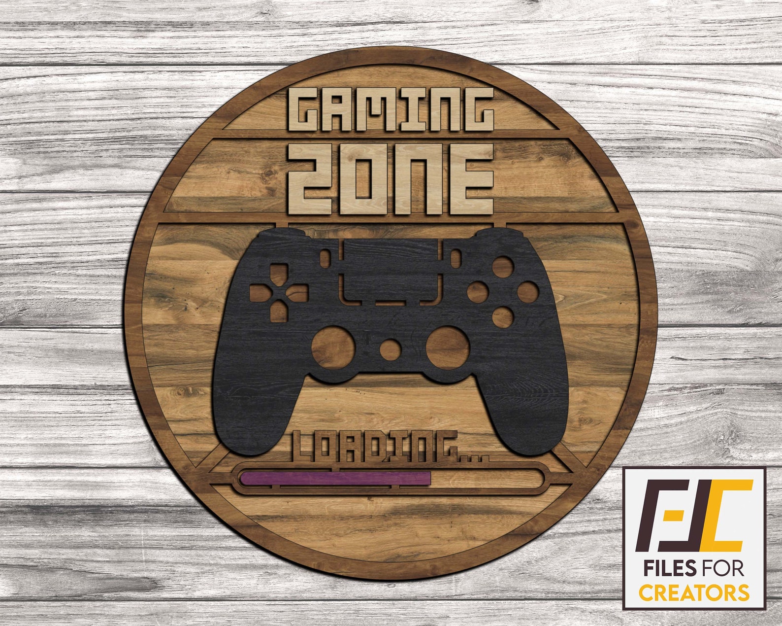 Gaming Zone Sign Laser Cut Files / SVG DXF CNC Files for Wood - Etsy