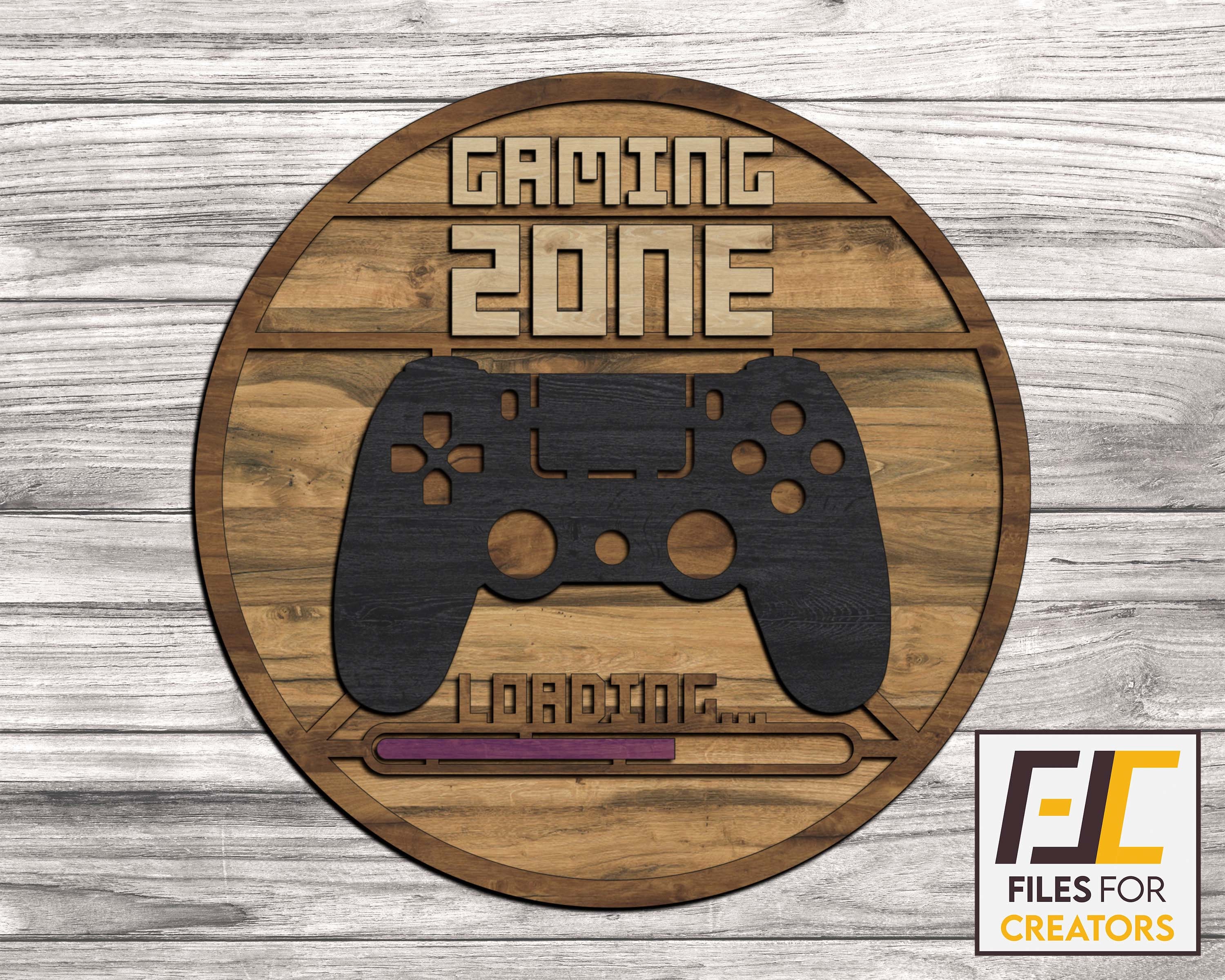 Gaming Zone Sign Laser Cut Files / SVG DXF CNC Files for Wood - Etsy Canada