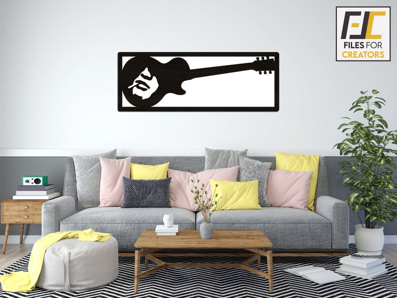 Guitar Slash Laser Cut Svg Dxf Files. Cnc Files for Wood. | Etsy