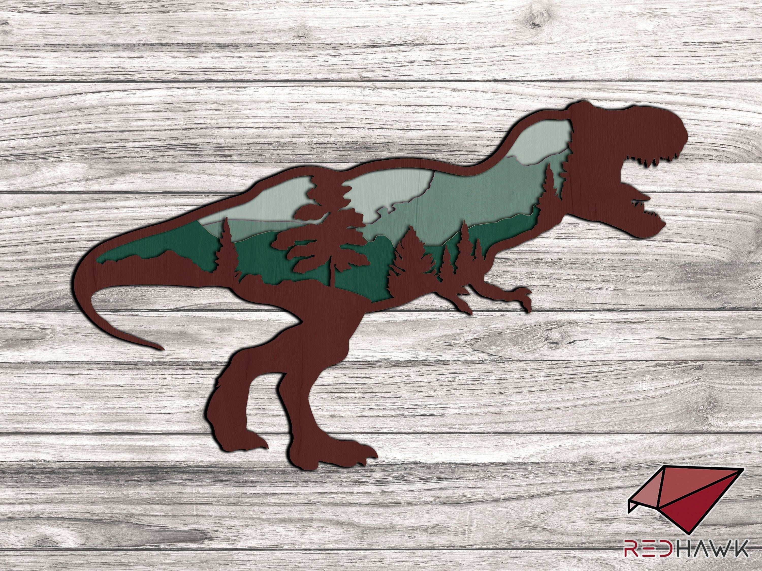 T-REX laser cut files / laser cut vector model / multi layer | Etsy